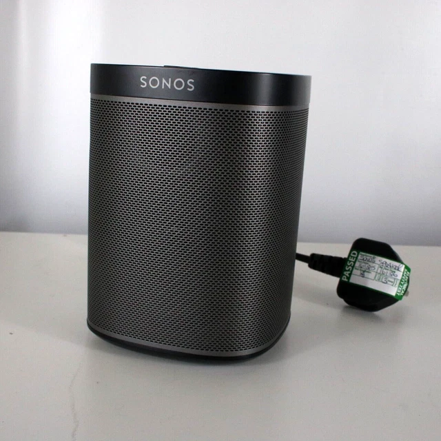 SONOS PLAY:1 COMPACT Smart Wireless Bluetooth Speaker Black / Silver - CAF £49.99 - PicClick UK