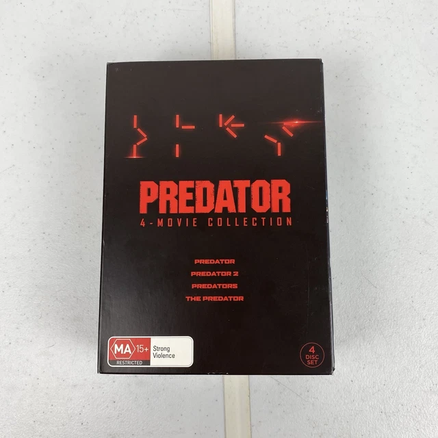 PREDATOR 4 MOVIE Collection Box Set (DVD, 2018) Region 4 PAL + Free ...