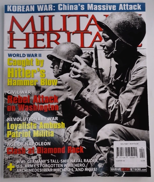 MILITARY HERITAGE MAGAZINE Winter 2026 World War II Korean War, Diamond ...