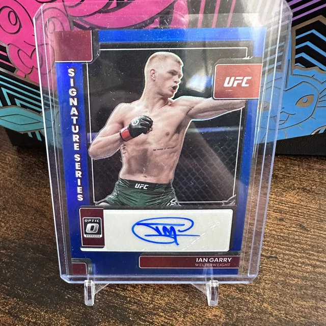 2023 OPTIC UFC Ian Machado Garry Signature Series Blue Prizm Auto 52/99 ...
