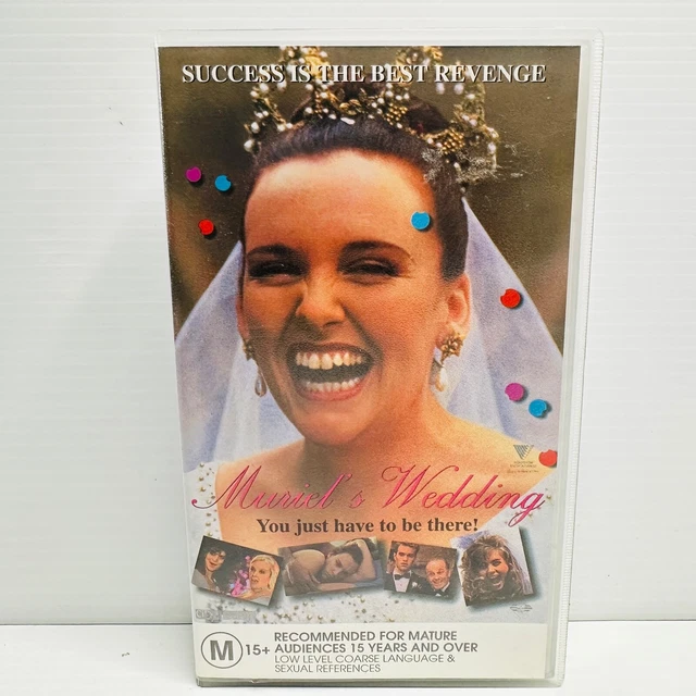 MURIEL'S WEDDING VHS Movie Tape Comedy Drama Toni Collette Vintage 1994 ... MURIEL'S WEDDING VHS Movie Tape Comedy Drama Toni Collette Vintage 1994 ...