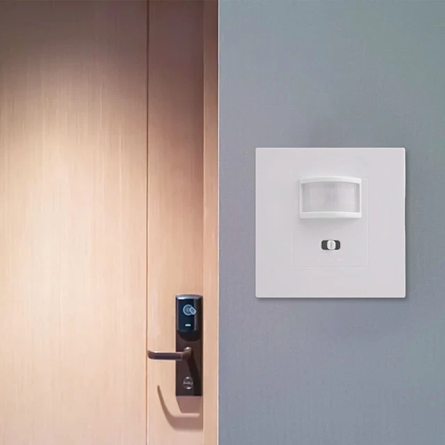 RECESSED WALL SENSOR Switch Motion Sensor Switch For Wall and Ceiling ...
