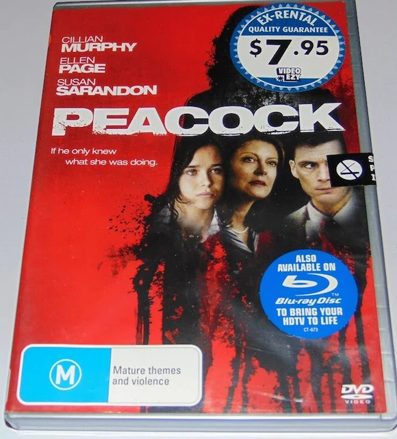 PEACOCK DVD CILLIAN Murphy Ellen Page Susan Sarandon KF £4.68 - PicClick UK