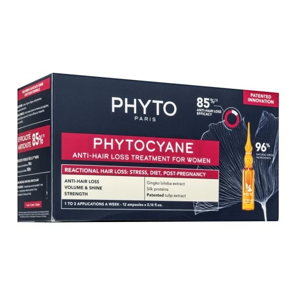 PHYTO PHYTOCYANE REACTIONAL Hair Loss Women 12 VIRALS. CANADA FAST ...