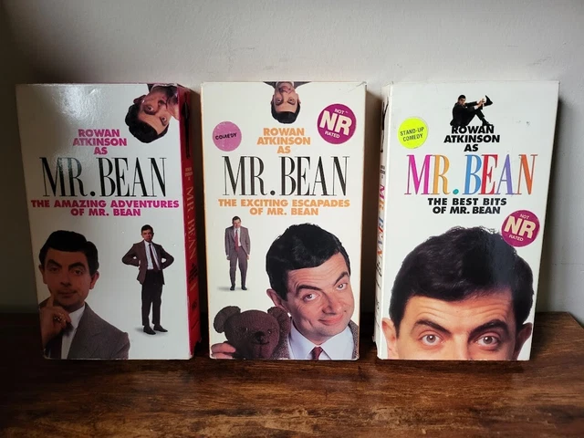 MR. BEAN VHS Lot - Volume 1, 2, 8 - Rowan Atkinson 90s Comedy BBC £14. ...