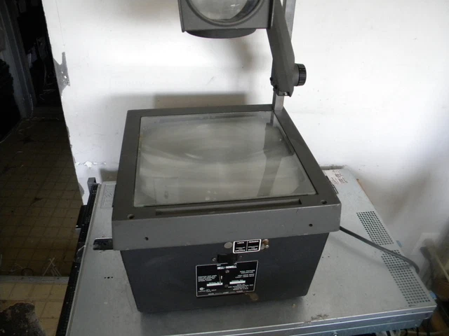 BELL HOWELL BELL+HOWELL Overhead Projector 3870 A 3870A Good Bulb works ...