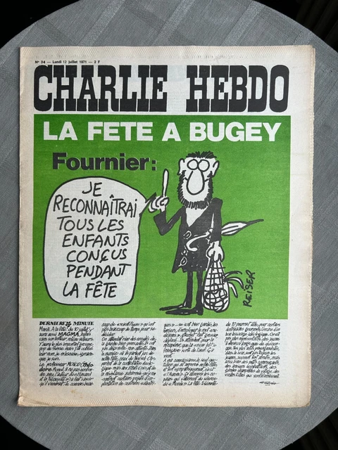 CHARLIE HEBDO N°34 12 Juillet 1971 En Très Bon État EUR 5,00 - PicClick FR