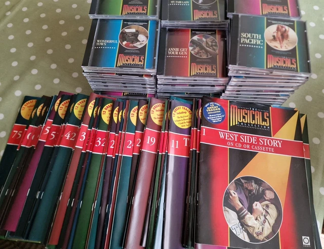 THE MUSICALS COLLECTION (Orbis) - Complete set of 75 CDs and Magazines ...