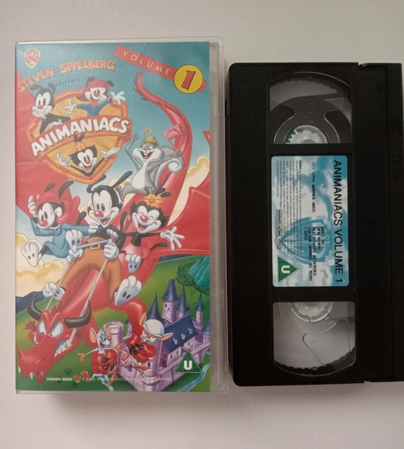ANIMANIACS VOLUME 1. VHS PAL. Steven Spielberg. Warner Bros. Pre-owned ...