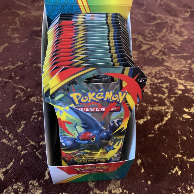 21X POKÉMON TCG Mega Evolutions Phantasmal Flames Booster Pack Sleeved ...