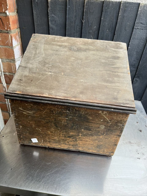 WOOD COAL SCUTTLE Box With Lid / Bible Box 📦 £9.99 - PicClick UK