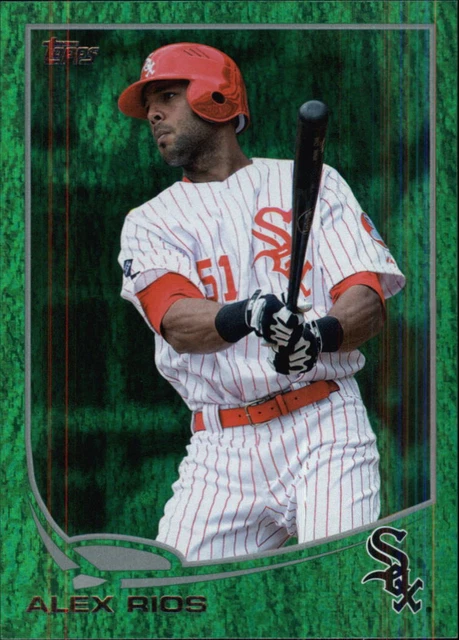 CARTE DE BASEBALL 2013 Topps Emerald Chicago White Sox #151 Alex Rios ...