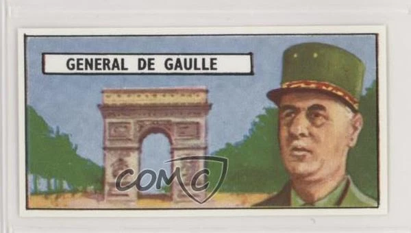 1965 LYONS MAID Famous People Charles De Gaulle General #44 0a6 EUR 3 ... 1965 LYONS MAID Famous People Charles De Gaulle General #44 0a6 EUR 3 ...