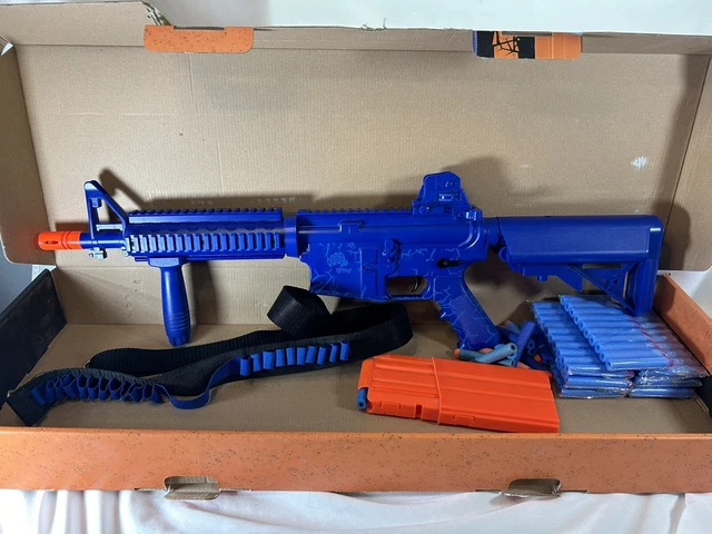 UMAREX REKT OPFOUR CO2 Powered Foam Dart Launcher Gun - Blue *CO2 Not ...