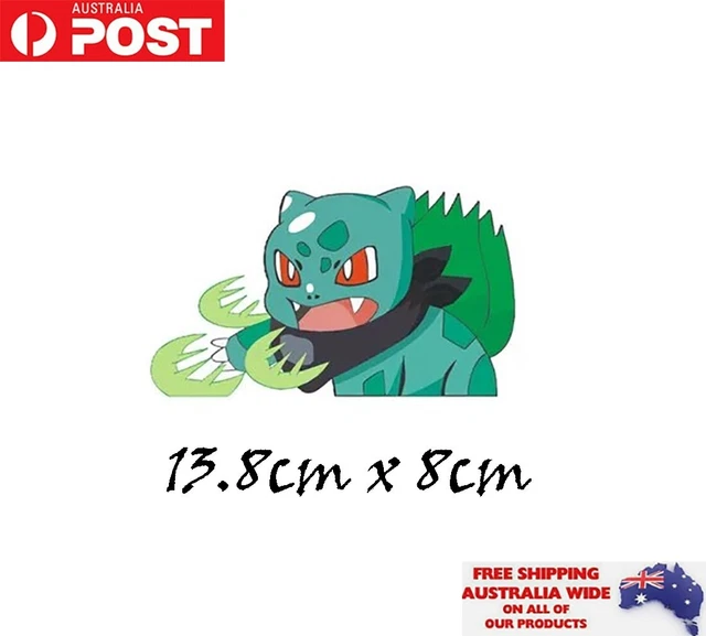 ANIME POKEMON BULBASAUR Sticker Vinyl Decal Window Ute Car Truck ...