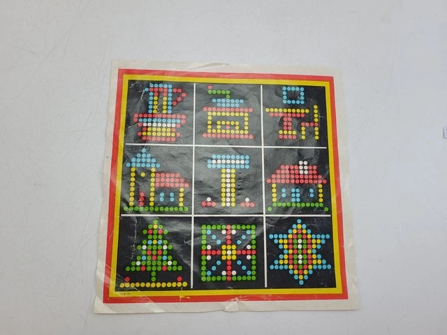 MOSAIK-SPIEL GLORIA VEB Märbel Mosaik Foreign Kugeln Perlen Vorlage ...