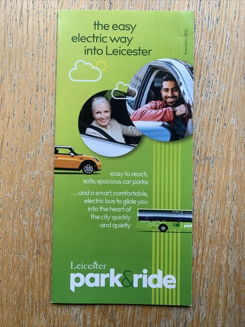 LEICESTER PARK & Ride bus routes timetable leaflet May 2021 EUR 1,72 ...