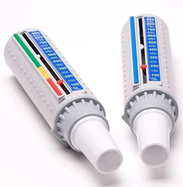 2 TIMIK PEAK Flow Meter Asthma Monitor COPD Lung Capacity Test Standard ...