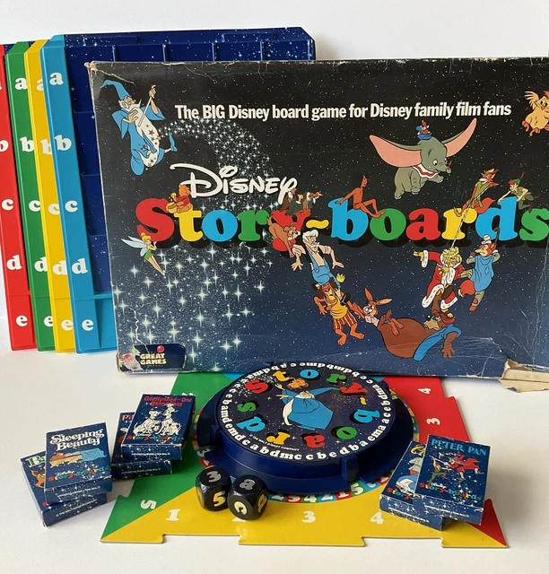 1989 DISNEY STORY Boards Board Game - Vintage Walt Disney - Collectible ...