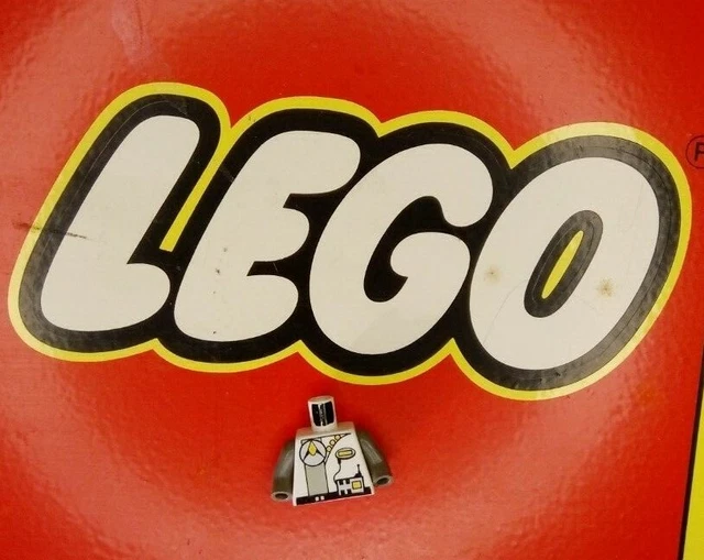 LEGO 973PB0004C01 TORSO Space Exploriens Logo with Radio Pattern / Dark ...