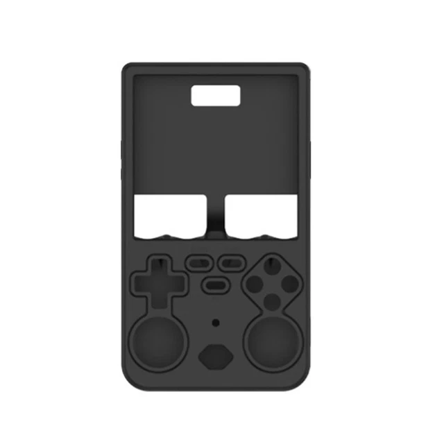 BLACK SILICONE CASE for R36 Ultra Game Console Shockproof Anti Scratch ...