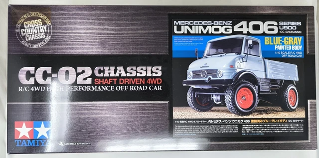 TAMIYA 1:10 RC MERCEDES-BENZ UNIMOG 406 PAINTED BODY CC-02 RC Assembly ...