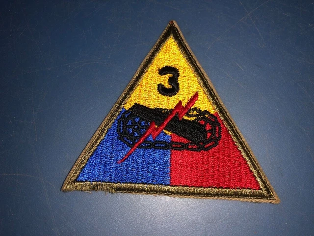 WORLD WAR II US Army 3rd ARMORED Division Patch £5.41 - PicClick UK