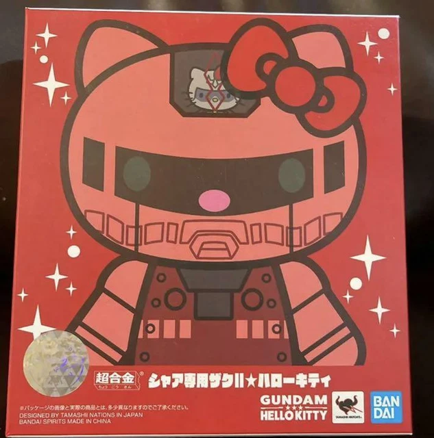 TAMASHII NATIONS MODELLINO Gundam Chogokin Hello Kitty Char's Zaku II ...