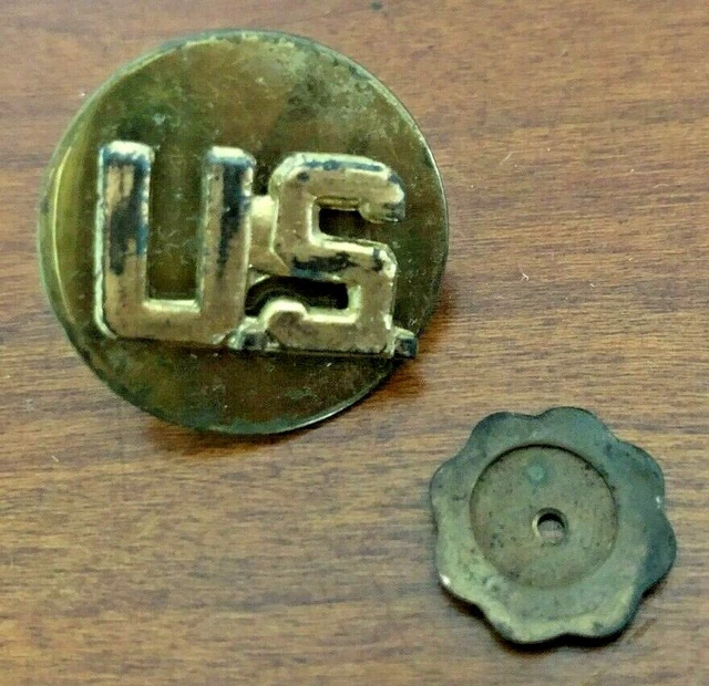 WWII ERA US Army Enlisted Collar Disk Insignia Unclassified Type 3 ...