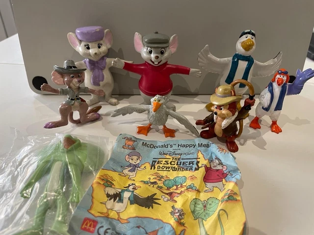 8 DISNEY THE Rescuers And Rescuers Down Under Figures £6.96 - PicClick UK