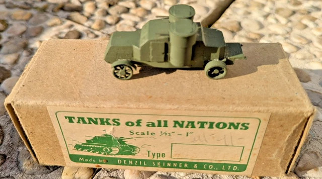 DENZIL SKINNER TANKS Of All Nations 1:76 Rare BRITISH ARMOURED CAR ...
