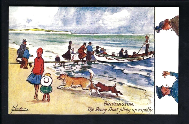 CARTOLINA TUCK #9579 ""Bridlington"" The Penny Boat A/S Lance Thackeray ...