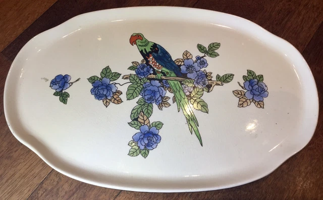 RARE & VINTAGE Art Deco ‘Devon Ware Fieldings' Mavis Oval Plate, Stoke ...