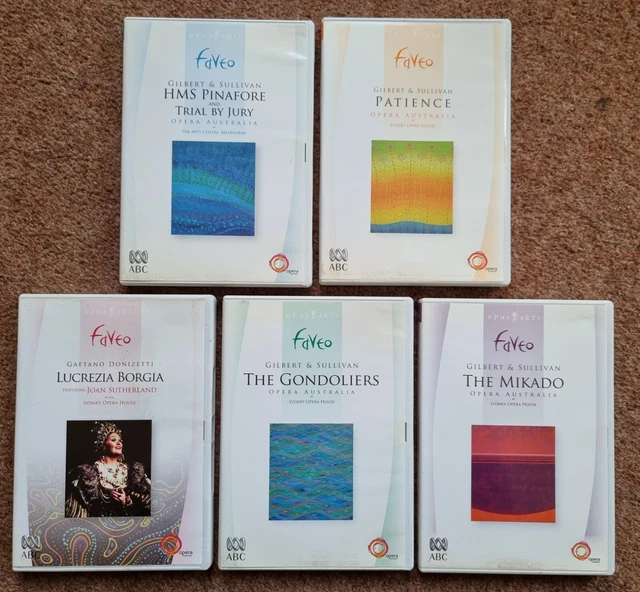 OPERA AUSTRALIA: GILBERT & Sullivan: The Gondoliers, HMS Pinafore + 3 ...