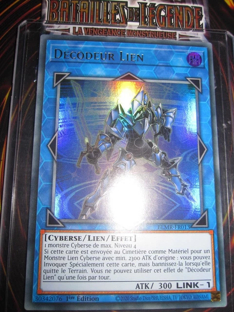 YU-GI-OH! ULTRA RARE Decodeur Lien Blmr-Fr013 Neuf Edition 1 French EUR ...