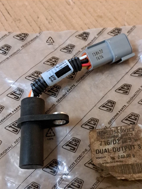 GENUINE JCB DUAL Output Speed Sensor Part No 716/D2729 £50.00 - PicClick UK