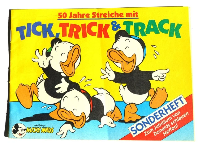 MICKY MAUS 50 Jahre Streiche mit Tick Trick und Track Beilage zu Heft ...