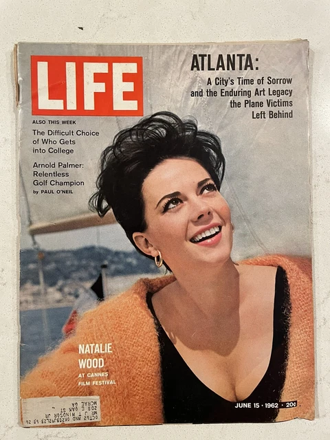 LIFE MAGAZINE JUNE 15, 1962 - 60s Natalie Wood Arnold Palmer Atlanta ...