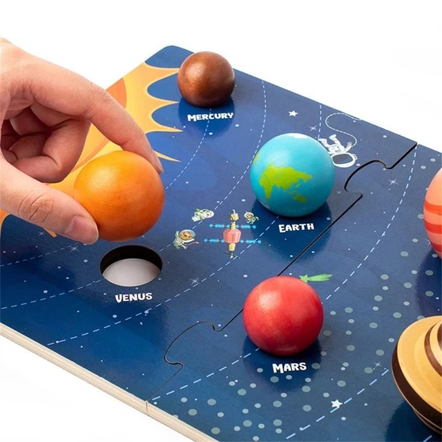 EIGHT PLANETS PLANETS Matching Board Planet Board Toy Parent-child ...