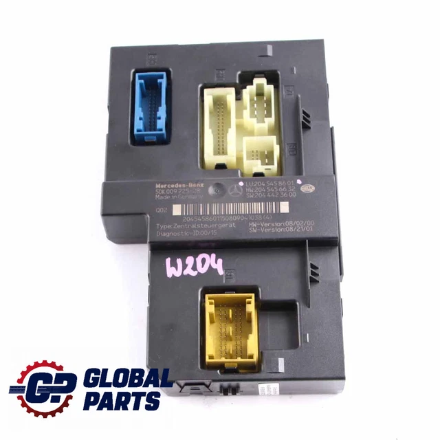 MERCEDES W204 FUSE Box Rear Relay Control Unit Module SAM A2045458601 £ ...