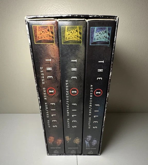 THE X-FILES VHS Complete Vintage Box Set -6 Episodes From Season 2 ...