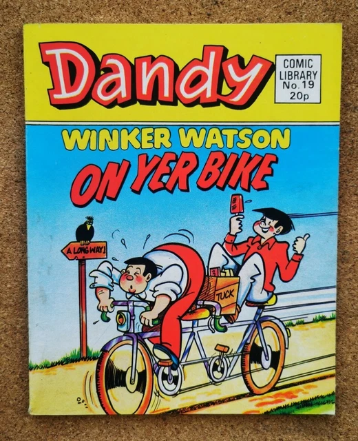 DANDY MINI PICTURE Story Comic Library #019 WINKER WATSON On Yer Bike ...