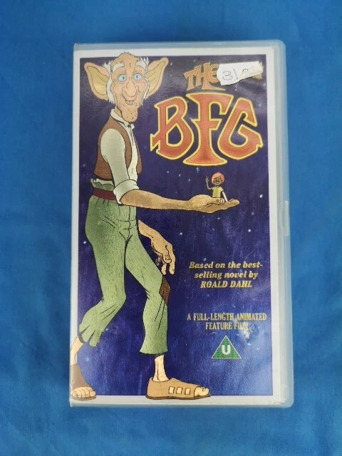 ROALD DHAL’S THE BFG VHS Tape Thames Valley Vintage Oop £3.95 - PicClick UK