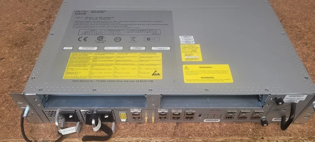 PARTS - CISCO ASR-9001 Router 4x 10G Port & Dual Power Supply A9K-750W ...