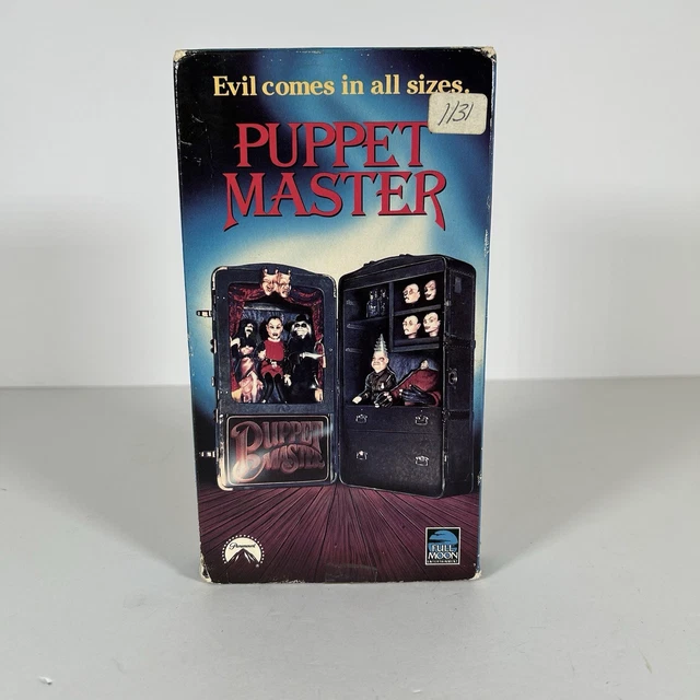 PUPPET MASTER VHS Cult Horror Rare David Schmoeller PARAMOUNT Full Moon ...