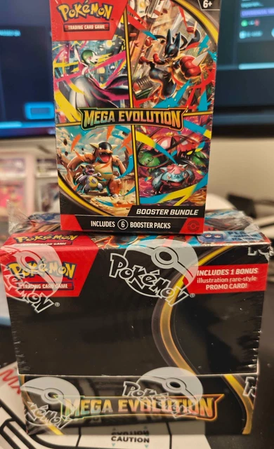 POKÉMON TCG MEGA Evolutions Enhanced Booster Box + booster bundle £300. ...