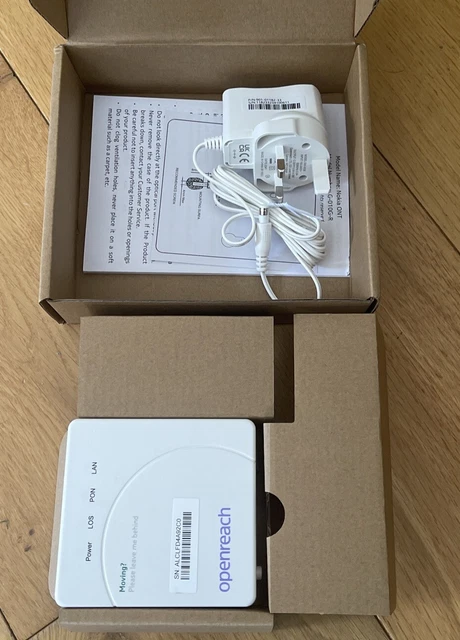NOKIA-ONT G-010G-R OPENREACH Optical Fibre GPON Terminal BNIB £14.99 ...