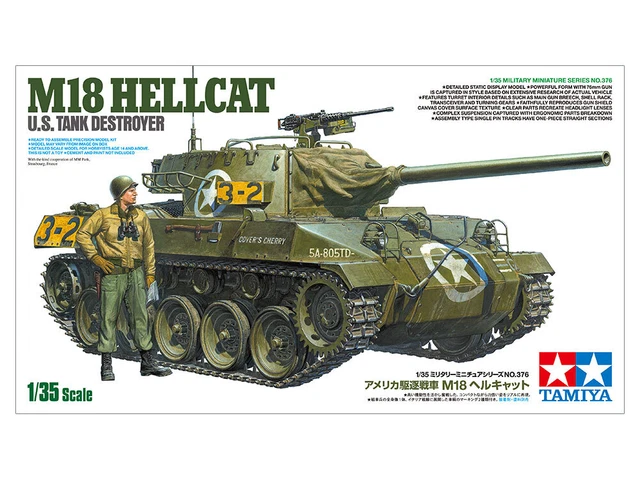 TAMIYA 35376 1:35 US M18 Hellcat Model Kit EUR 59,48 - PicClick DE