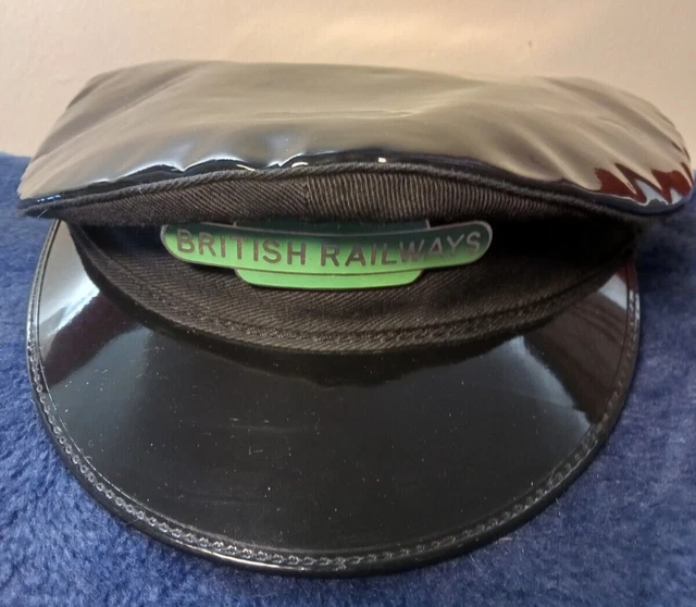 VINTAGE BRITISH RAIL Grease Top Cap W/Out Badge Railway Hat Train ...
