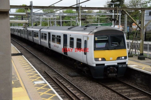 PHOTO CLASS 321 4-Car Emu No 321 442 Speeding Through At Ilford £2.00 ...